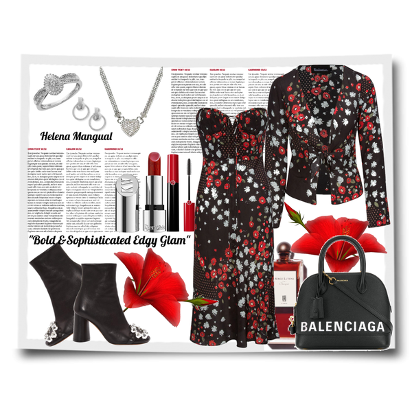 "Bold & Sophisticated Edgy Glam" - Fashion look - URSTYLE