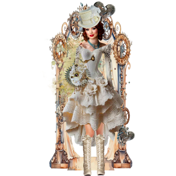Steampunk Bride - Fashion look - URSTYLE