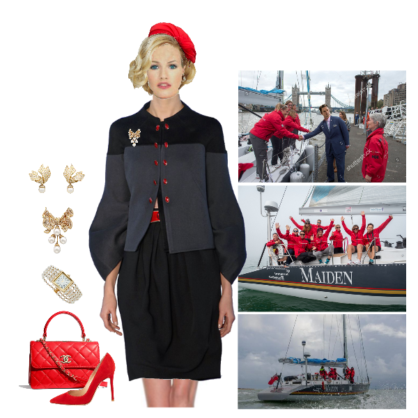 Their Majesties visited the newly refurbished Maiden Yacht, famously ...