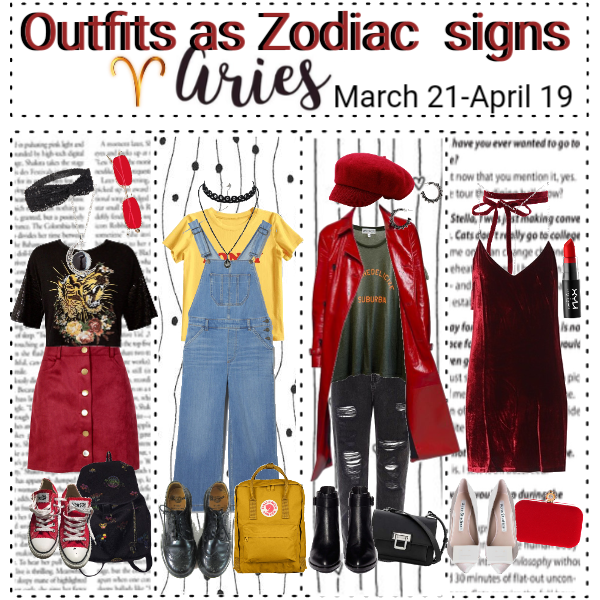 Aries ♈ zodiac outfits - Fashion look - URSTYLE