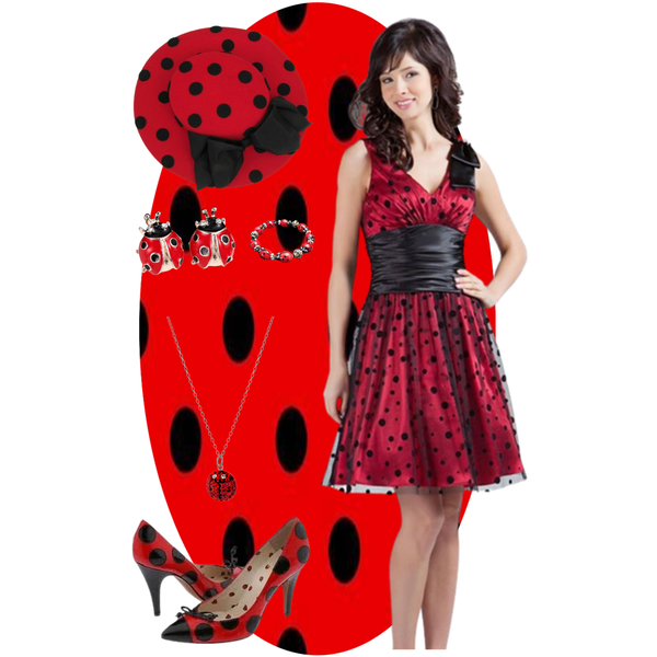 Ladybug-Themed Fashion Set - Fashion look - URSTYLE