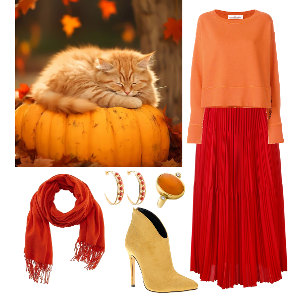 Fall Kitty 🐈🎃🧡💛🍂🍁 - Fashion look - URSTYLE
