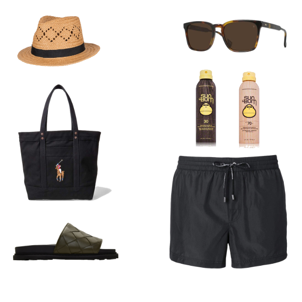 Simple beach style for man - Fashion look - URSTYLE