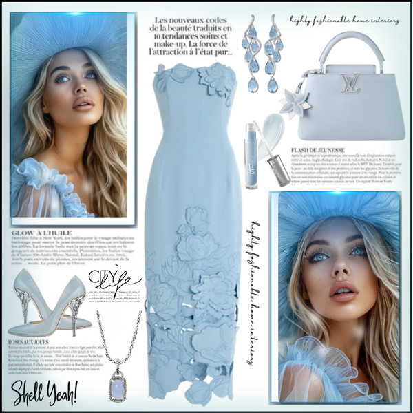 Dress in Sky Blue! - Fashion look - URSTYLE