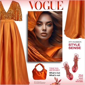 🔶🅾BRIGHT RUST MONOCHROMATIC OUTFITS🅾🔶 - URSTYLE