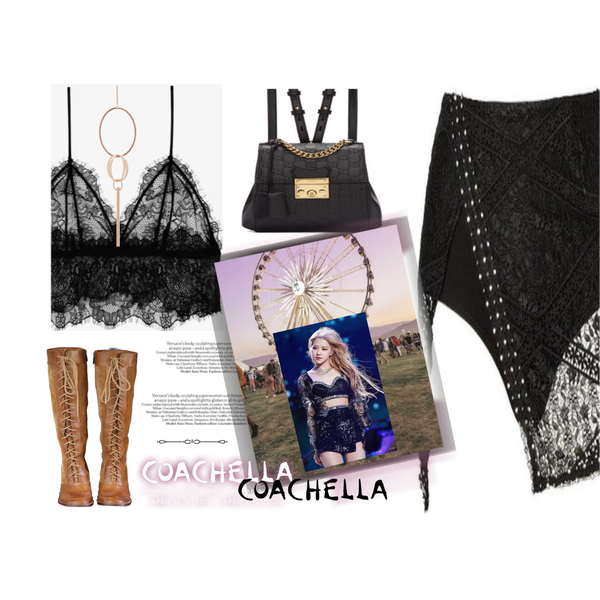 Coachella 🖤Rose-Blackpink - Fashion look - URSTYLE