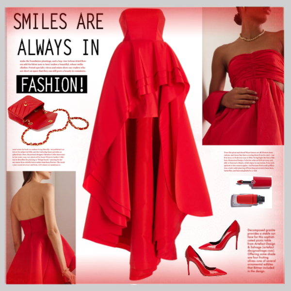 red monochromatic fashion - Fashion look - URSTYLE