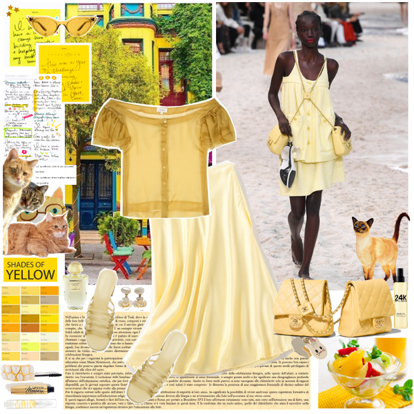Shades of Yellow - Fashion look - URSTYLE