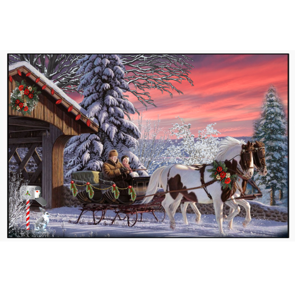 A Winter Sleigh Ride at Sunset - Fashion look - URSTYLE