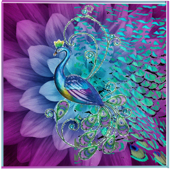 peacock abstract - Fashion look - URSTYLE