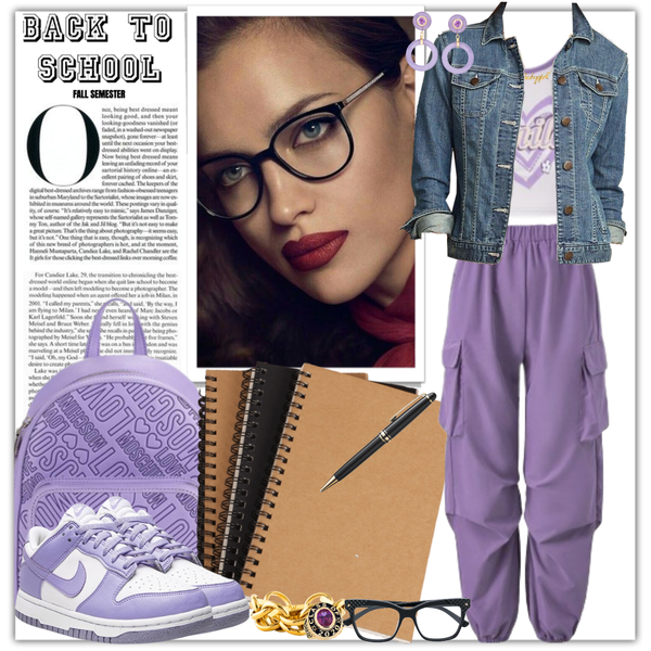 College School Girl Style - Fashion look - URSTYLE