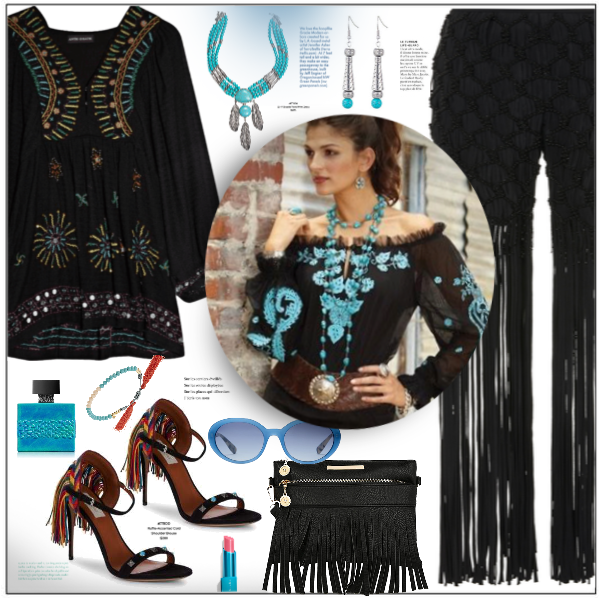 The power of Turquoise - Fashion look - URSTYLE