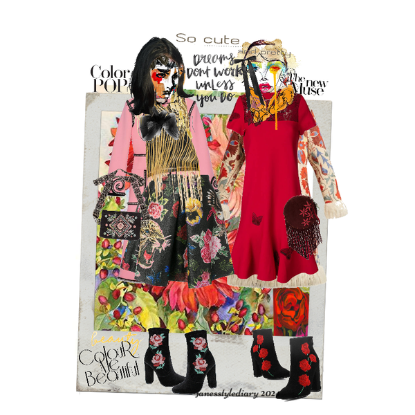 Colour pop - Fashion look - URSTYLE