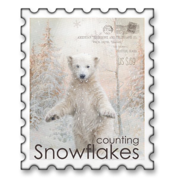 Counting Snowflakes Winter Stamp - Fashion look - URSTYLE
