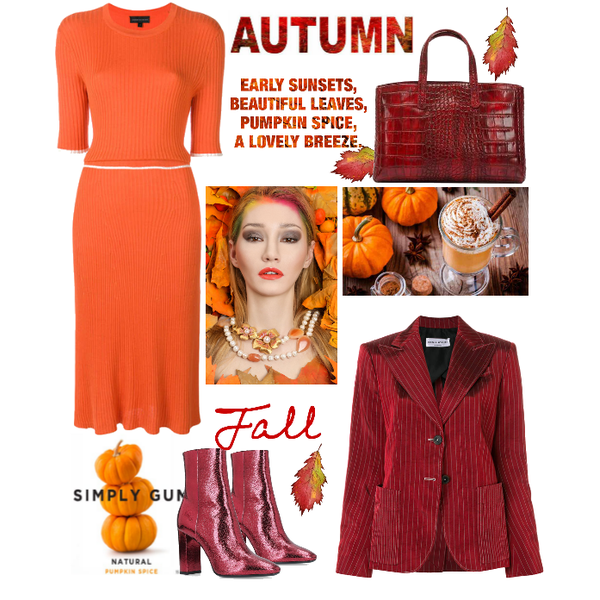 Fall color pumpkin spice - Fashion look - URSTYLE