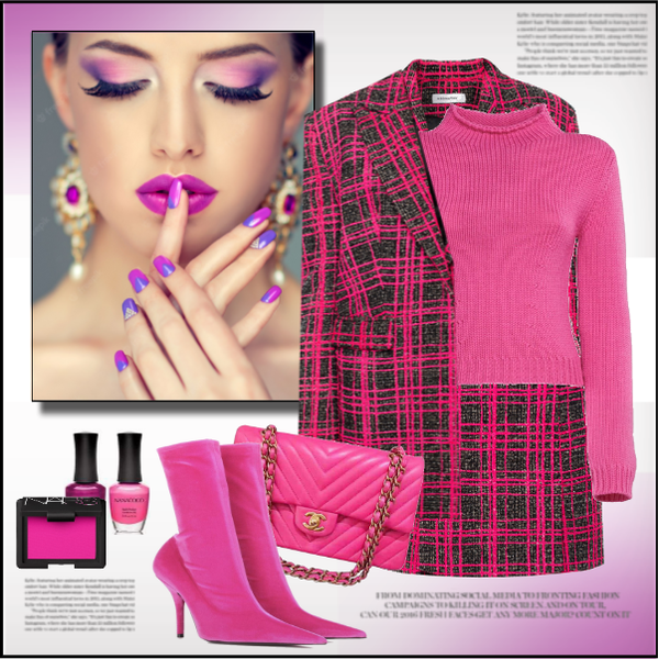 glam-fashion-festive-plaids - Fashion look - URSTYLE