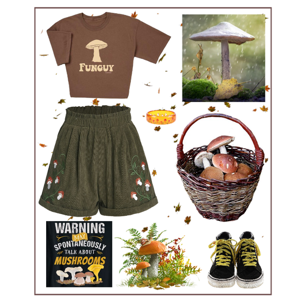 Mushroom inspiration - Fashion look - URSTYLE