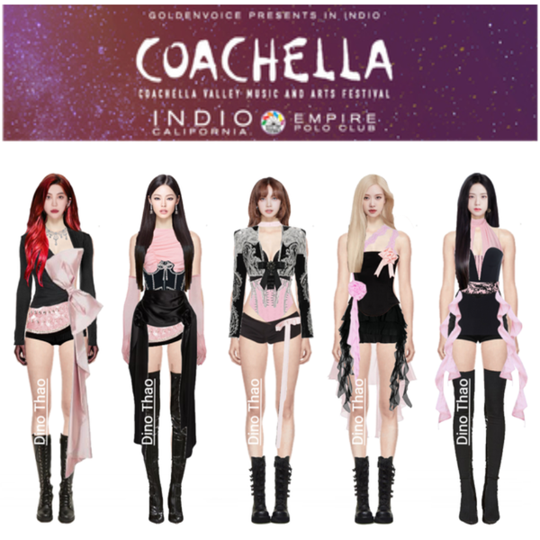 COACHELLA VALLEY MUSIC - BLACKPINK - Fashion look - URSTYLE