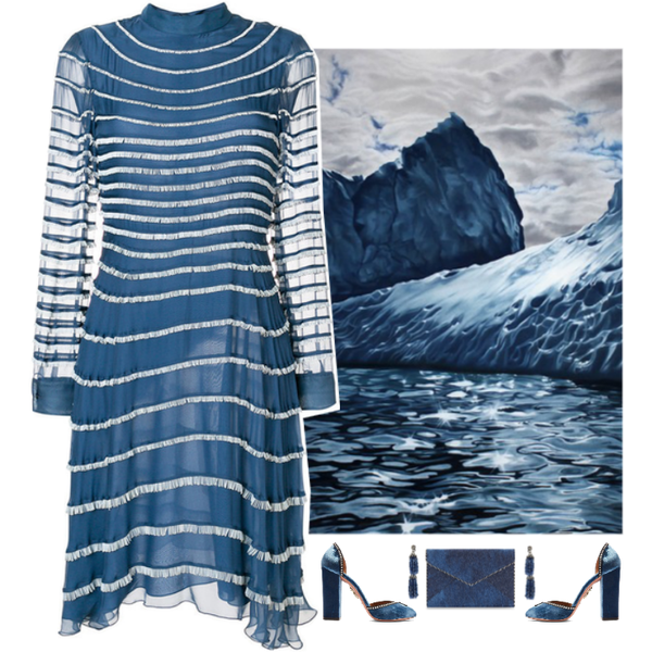 oceanic blue - Fashion look - URSTYLE
