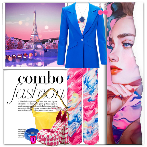 Bright Colors Pattern Mixing - Fashion look - URSTYLE