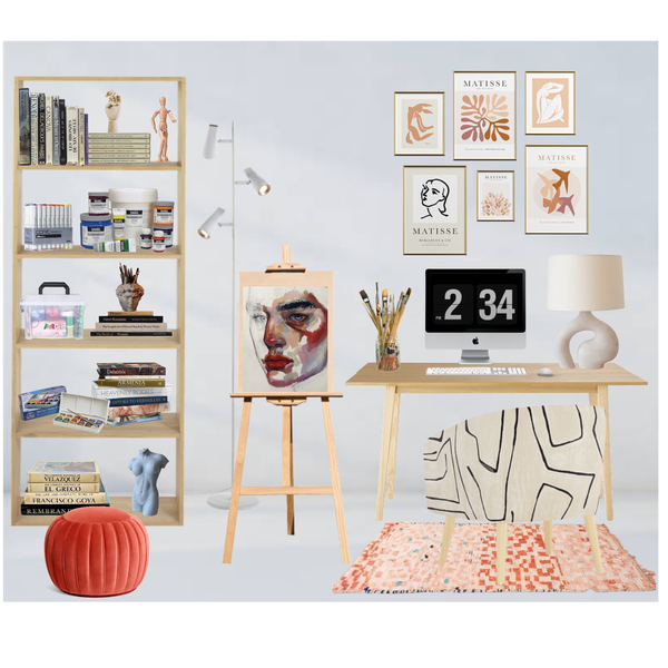 Modern Boho Art Studio - Fashion look - URSTYLE