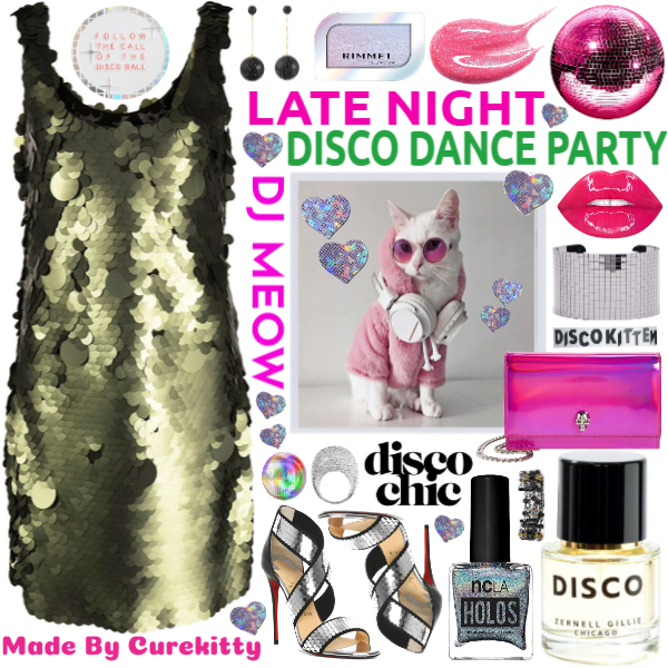 Disco Chic: Late Night Disco Dance Party with DJ Meow! - Fashion look ...