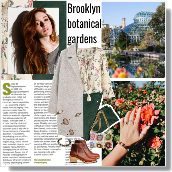 Brooklyn botanical gardens - Fashion look - URSTYLE