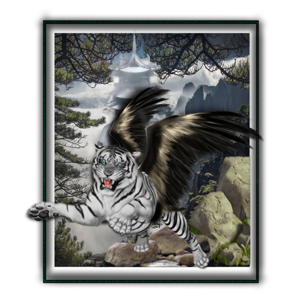 🥇 Banchu-Hiuwho, the Winged White Tiger - Fashion look - URSTYLE