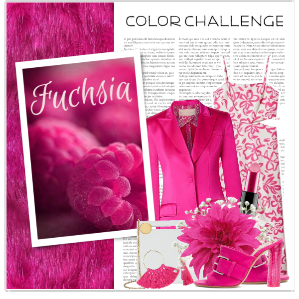 Fuchsia Color Challenge - Fashion look - URSTYLE