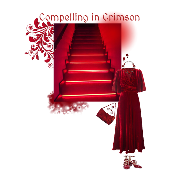 Compelling in Crimson - Fashion look - URSTYLE