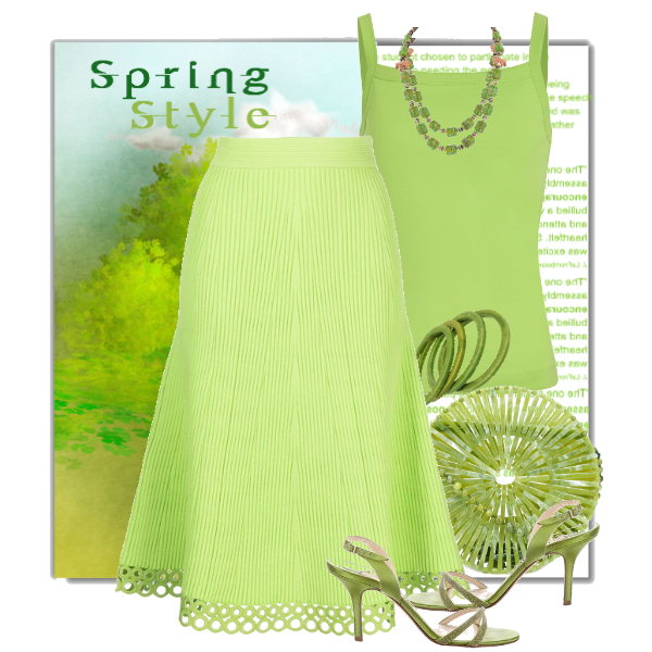 Spring Green Style - Fashion look - URSTYLE