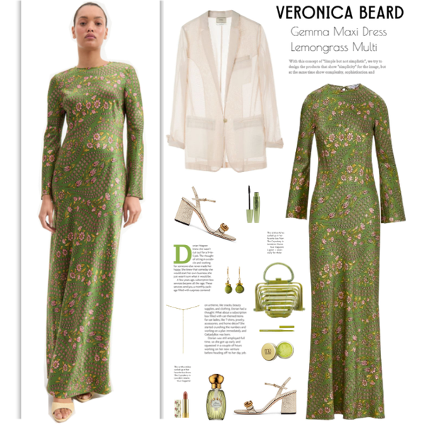 Veronica Beard Gemma Maxi Dress /210225 - Fashion look - URSTYLE