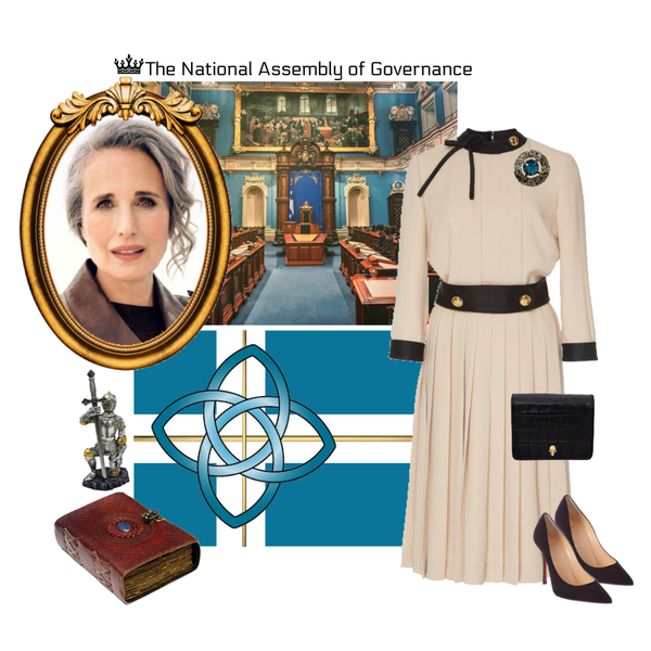 Queen Isobel convenes National Assembly at Brehon Hall - Fashion look ...