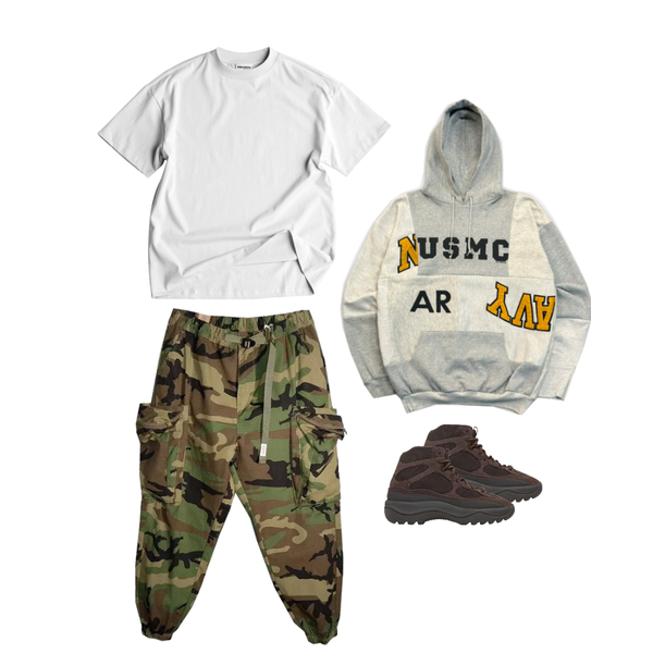 Street Military - Fashion look - URSTYLE