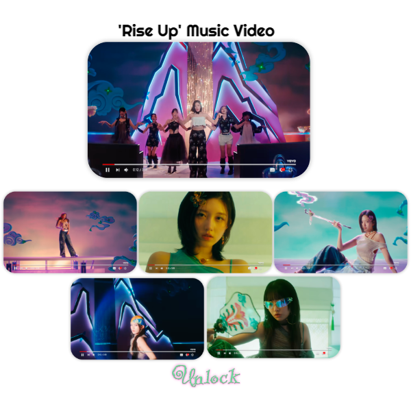 [𝐏𝐀𝐍𝐃𝐎𝐑𝐀] 'Rise Up' Music Video - Fashion look - URSTYLE