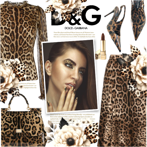 D&G Leopard Print - Fashion look - URSTYLE