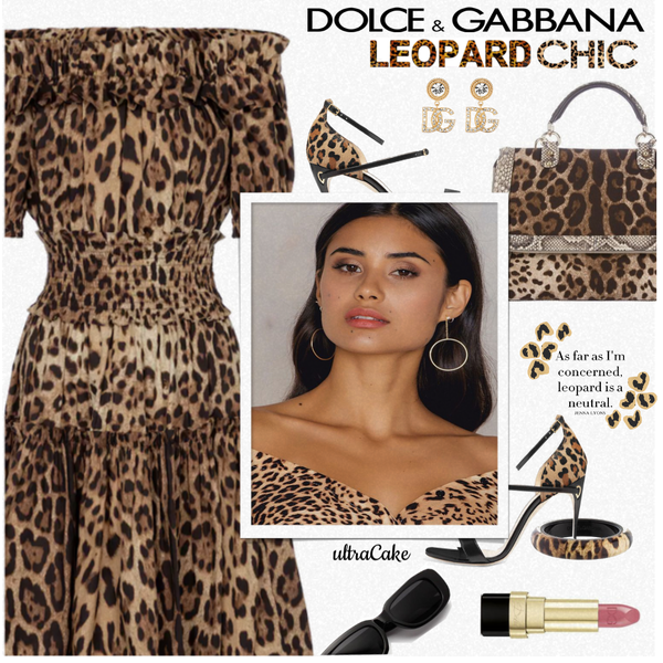 D & G: Leopard Chic - Fashion look - URSTYLE