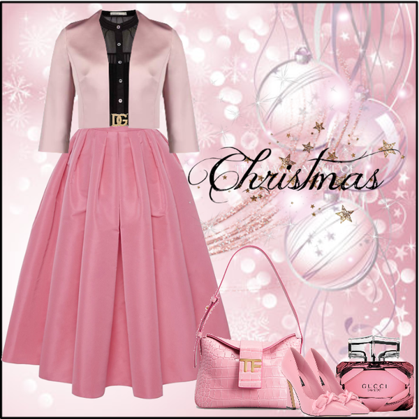 Pink Glam For Christmas! 9th Place Contest Win! - Fashion look - URSTYLE