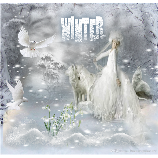SNOWDROPS FOR THE SNOW QUEEN !!! - Fashion look - URSTYLE