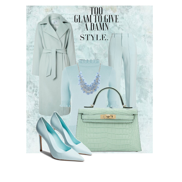 baby blue - Fashion look - URSTYLE