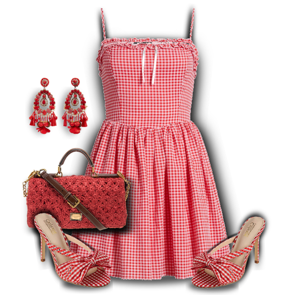 GINGHAM MATCHING SETS - Fashion look - URSTYLE