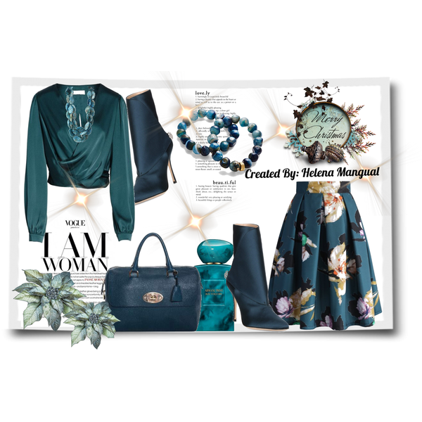 "Teal, Tailored and Timeless" - Fashion look - URSTYLE