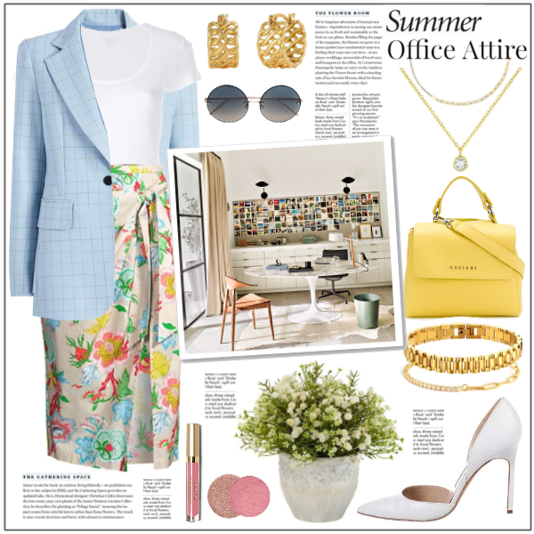 Summer Office Attire - Fashion look - URSTYLE
