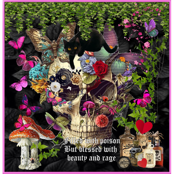 Filled with poison but blessed with beauty and rage - Fashion look ...