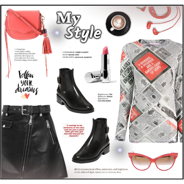 newspaper-print - Fashion look - URSTYLE