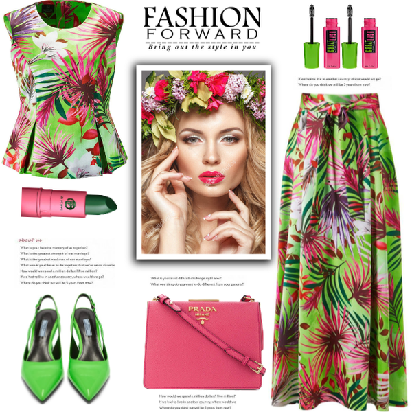 floral-matching-sets-organized-sets-only - Fashion look - URSTYLE